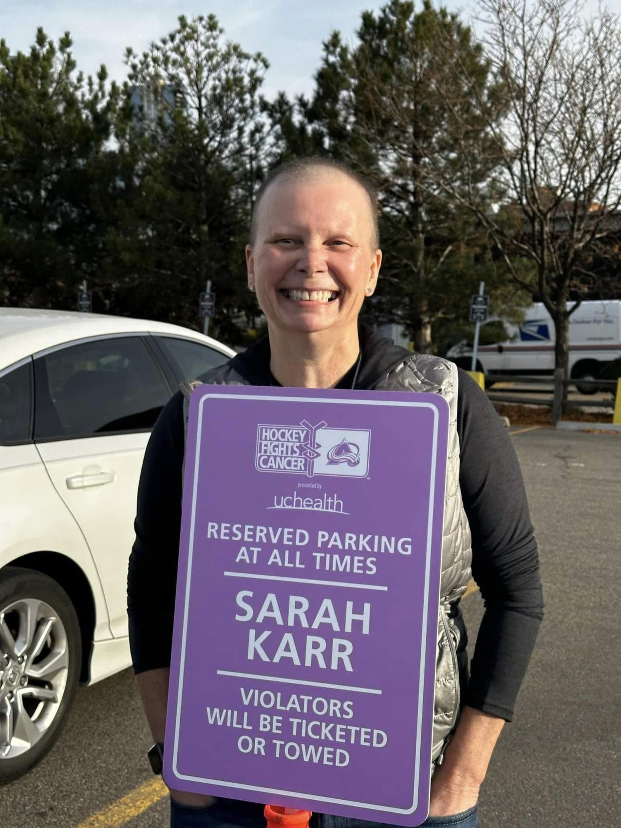 Sarah Karr Hockey Fights Cancer | DAWG Nation Hockey Foundation